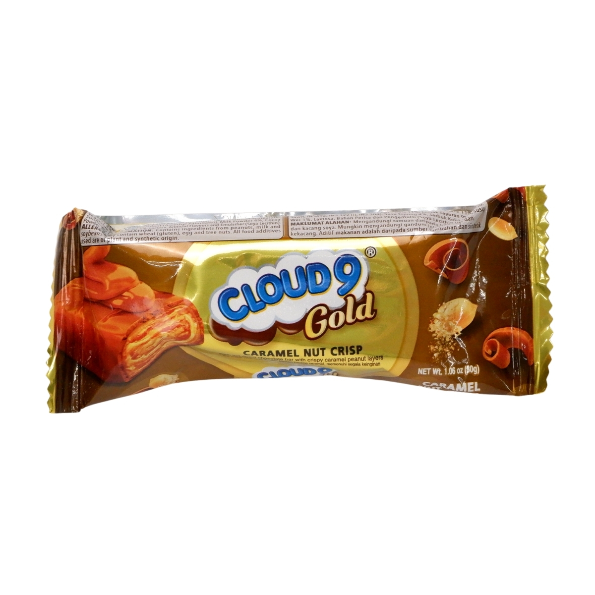 Cloud 9 Gold Cramel Nut Crisp 30g - Landmark