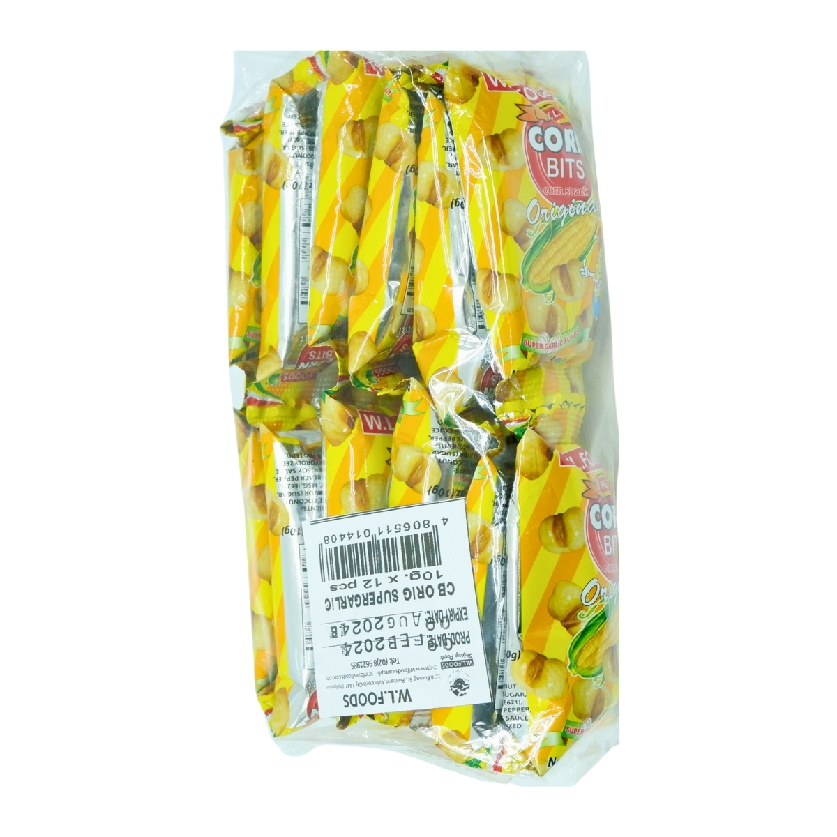 Corn Bits Original Super Garlic 12SX10g - Landmark