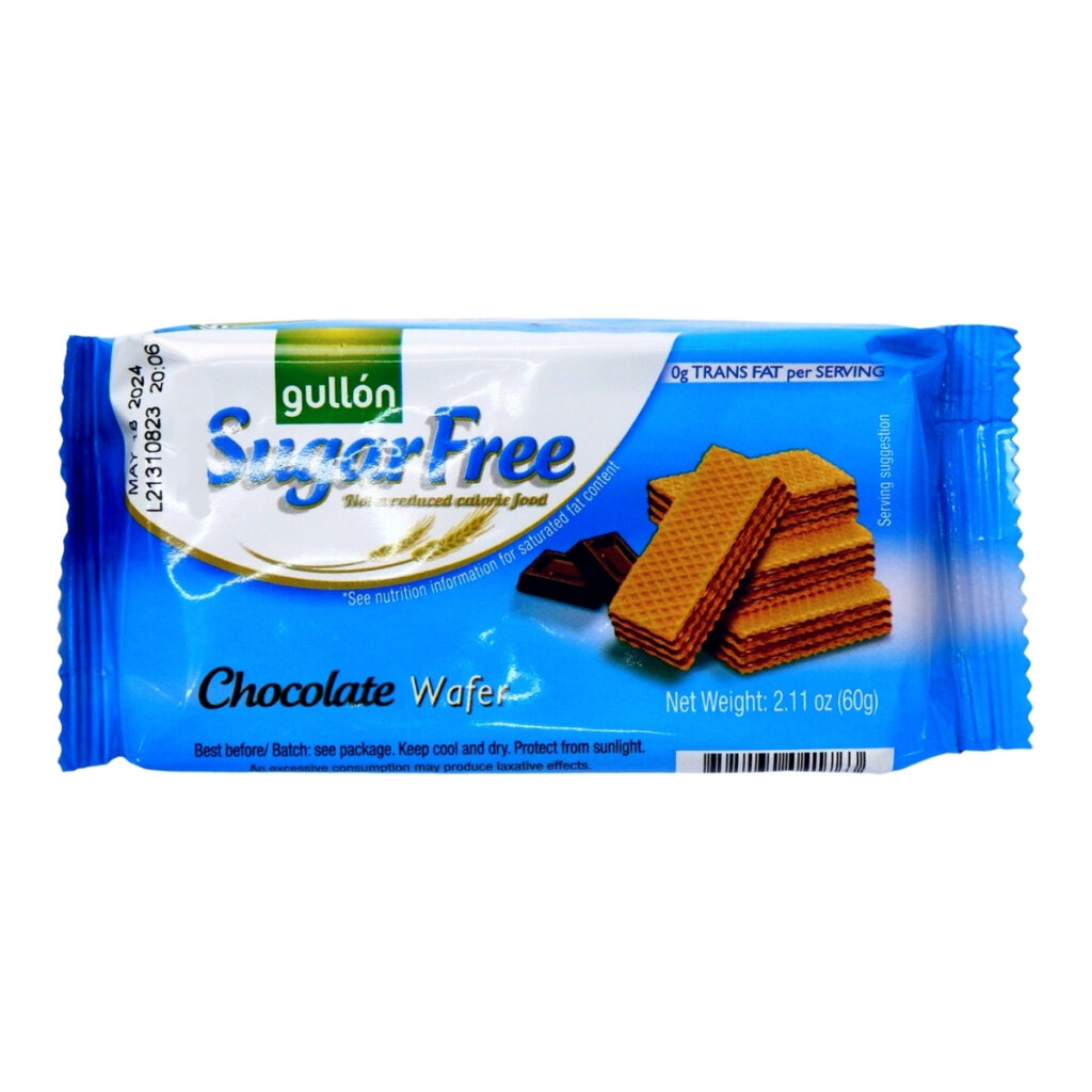 Gullón Sugar Free Chocolate Wafer 60g - Landmark