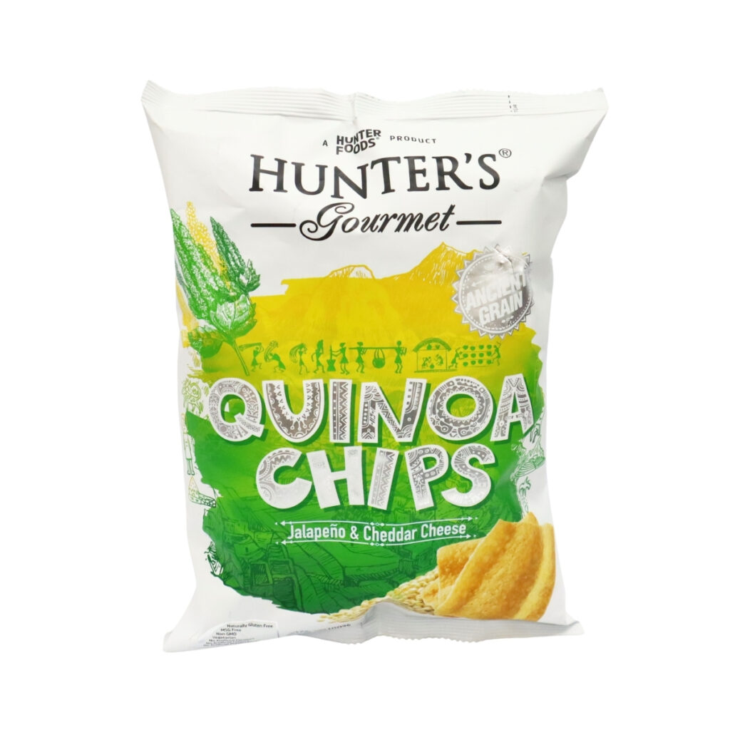 Hunter's Gourmet Quinoa Chips Jalapeño & Cheddar Cheese 75g - Landmark
