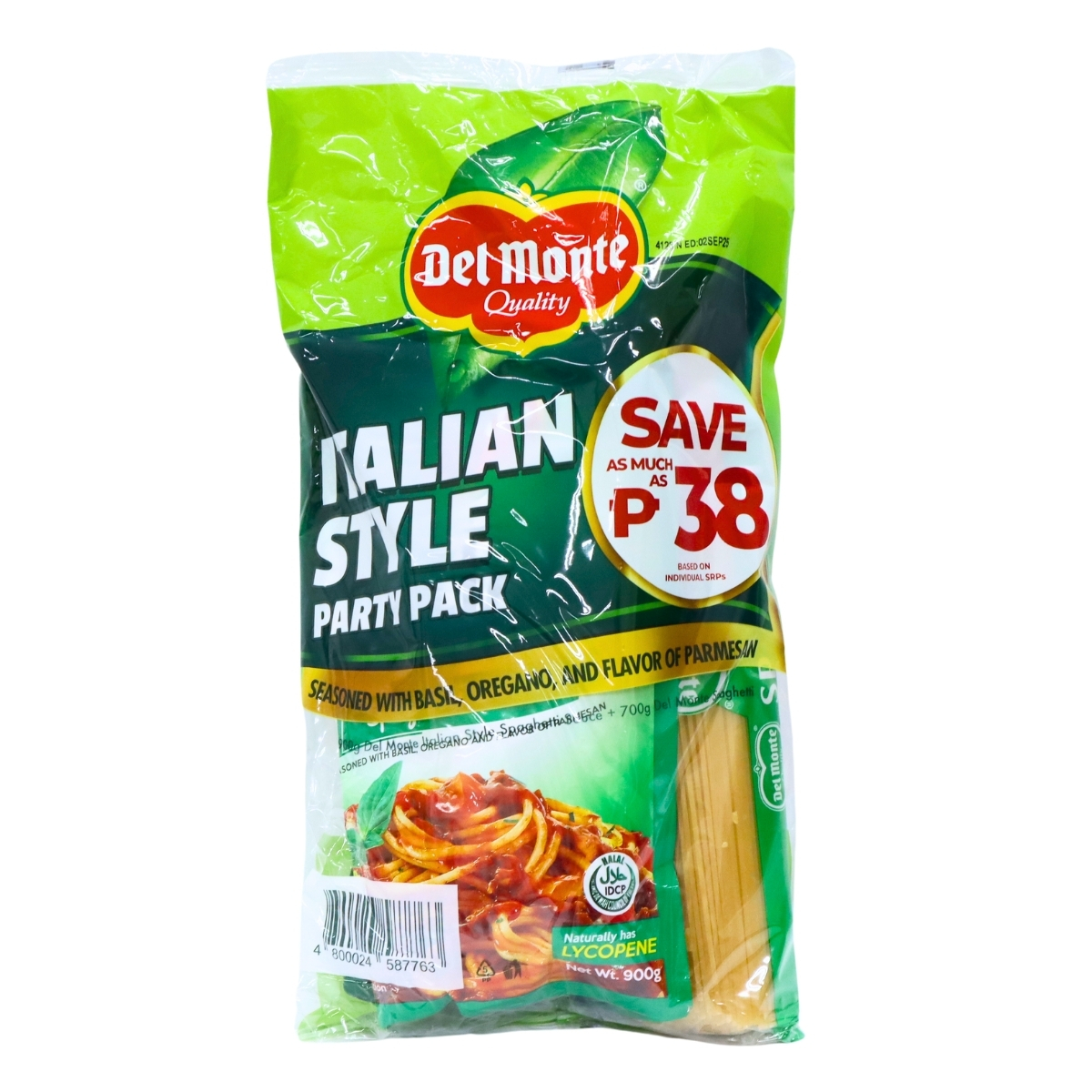 Del Monte Italian Style Party Pack 900g Sauce + 700g Pasta - Landmark